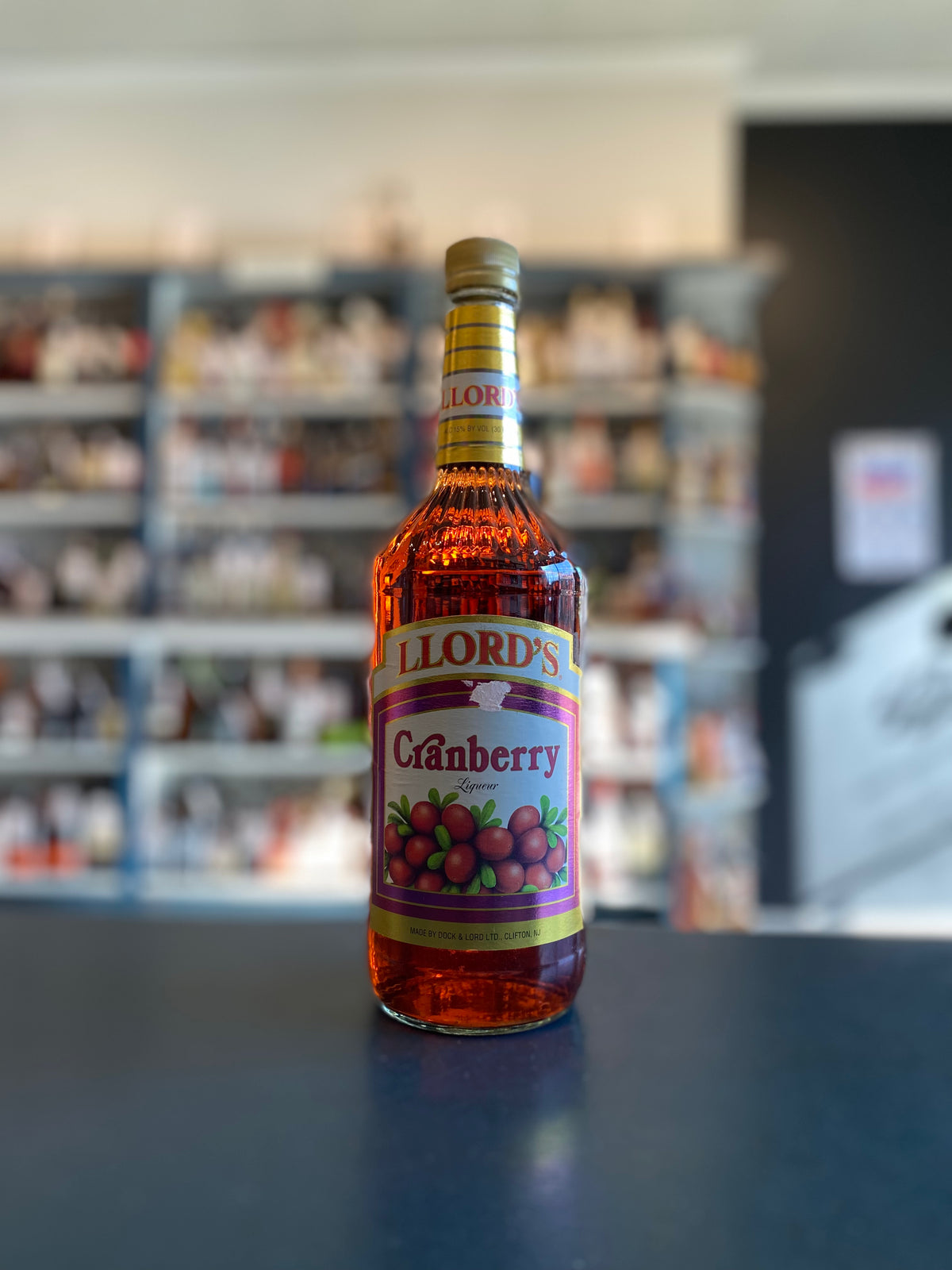 LLORD'S CRANBERRY LIQUEUR — Bogey's Bottled Goods