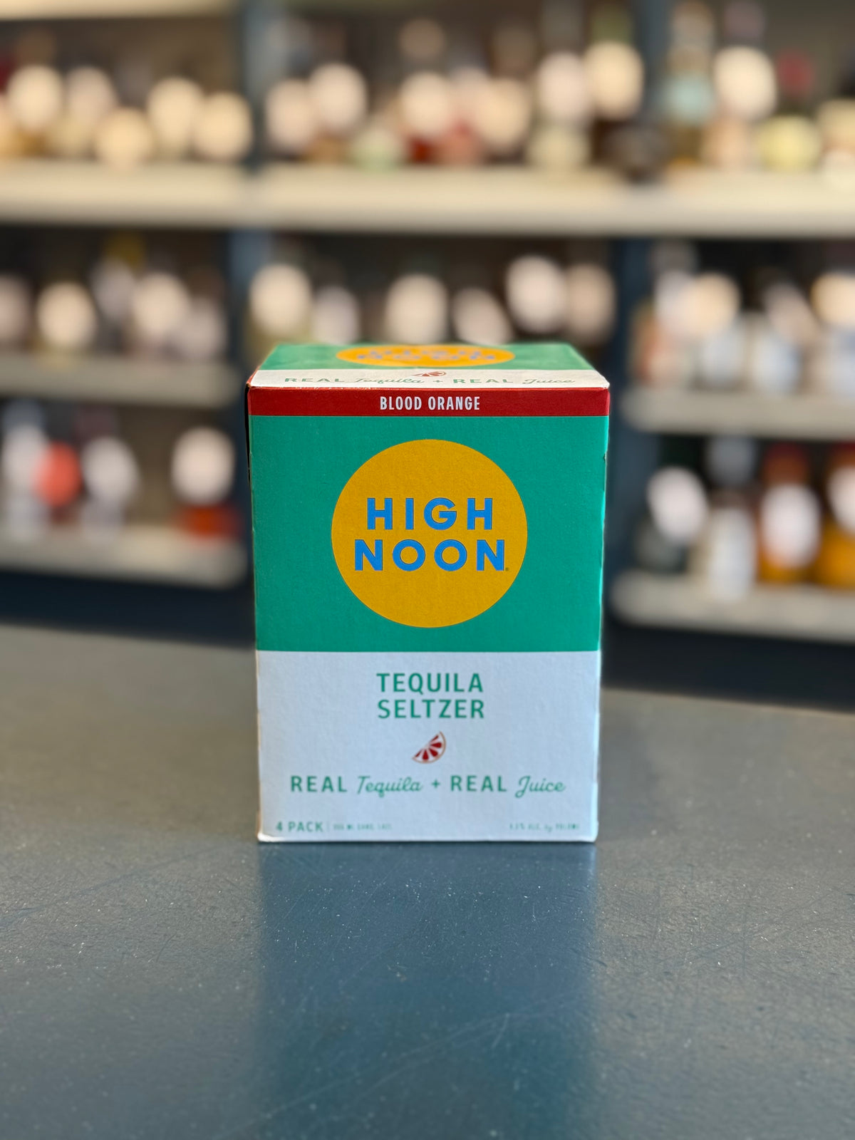 HIGH NOON BLOOD ORANGE TEQUILA SELTZER — Bogey's Bottled Goods