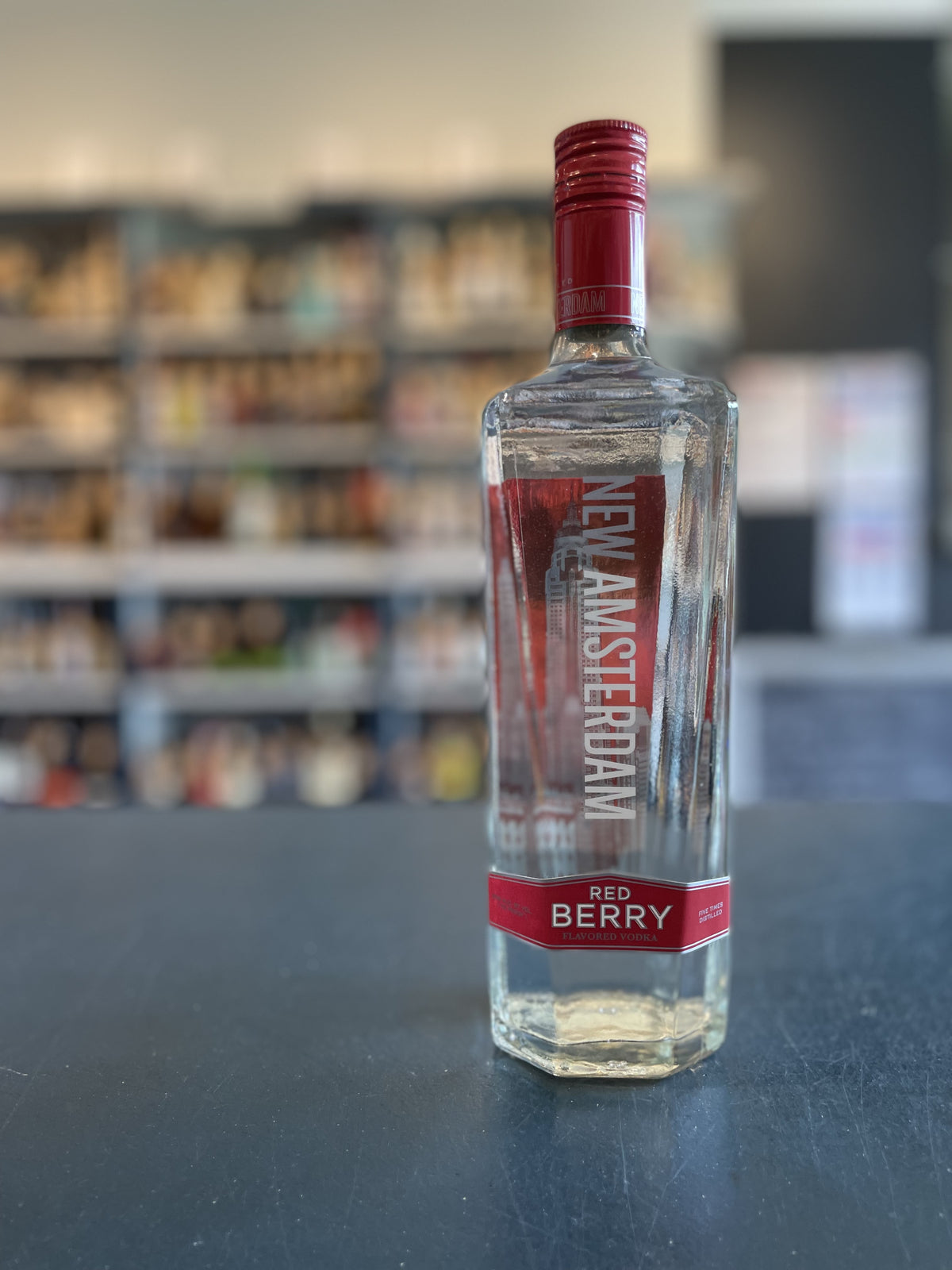 NEW AMSTERDAM RED BERRY VODKA — Bogey's Bottled Goods